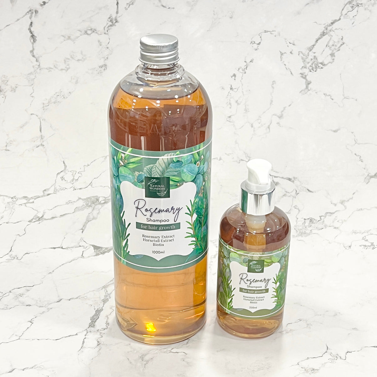 Rosemary Shampoo Refill 1 Liter – Natural Wonders